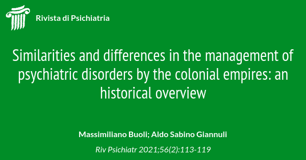 Similarities and differences in the management of psychiatric disorders ...